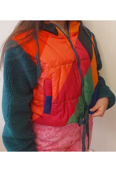Deri İstanbul Çokrenkli Kapüşonlu Mont