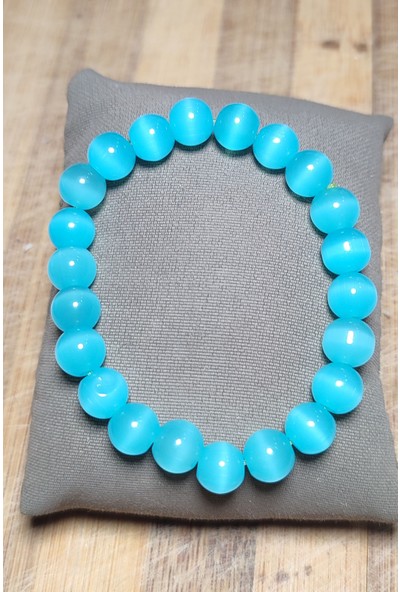 Taşcızade Kalsedon Taşı Mavi Bileklik