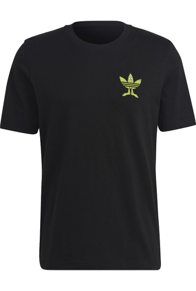 Adidas Bisiklet Yaka Düz Siyah Erkek T-Shirt HM2493 Fun Ss Tee