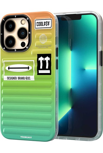 Case 4U Apple iPhone 13 Pro Max Kılıf 3 Katmanlı YoungKit The Secret Color Serisi Kapak Yeşil Case 4U Apple iPhone 13 Pro Max Kılıf 3 Katmanlı YoungKit The Secret Color Serisi Kapak Yeşil