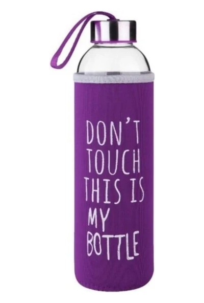 My Bottle Borosilikat Kılıflı 0,5 Litre Matara Cam Suluk 500ML Cam Su Sişesi