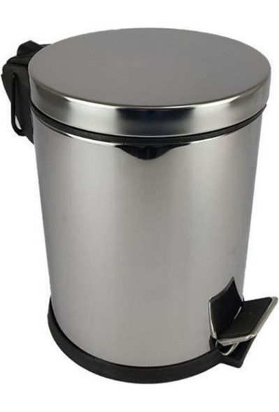Digit Home Paslanmaz Çelik Mutfak Çöp Kovası 5 Lt Gri - EF403 Digit Home Paslanmaz Çelik Mutfak Çöp Kovası 5 Lt Gri - EF403