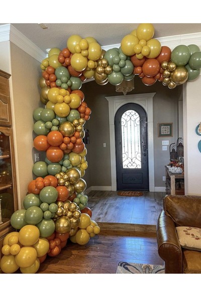Trend Hediye Sepeti Krom Gold Zerdeçal Yanık Turuncu Ada Çayı Balon 100 Adet ve 5 M Balon Zinciri Trend Hediye Sepeti Krom Gold Zerdeçal Yanık Turuncu Ada Çayı Balon 100 Adet ve 5 M Balon Zinciri