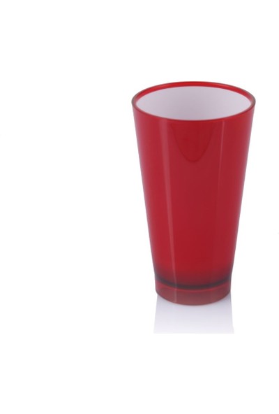 Çift Renkli Kırmızı Bardak