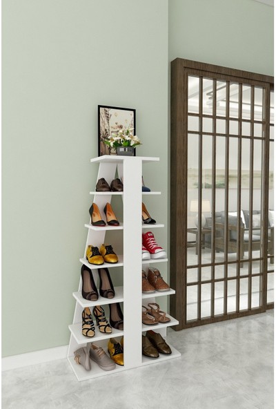 Dekormila Ayakkabılık Rafı Beyaz