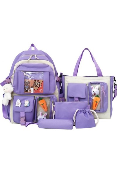 Lrsmile Tavşan Detaylı Çanta Seti (Yurt Dışından) Lrsmile Tavşan Detaylı Çanta Seti (Yurt Dışından)