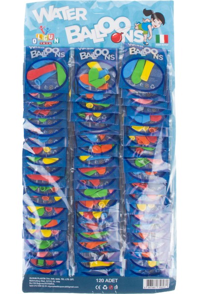 Olgun Su Balonu 4 Lu x 120 Paketli 6031 Olgun Su Balonu 4 Lu x 120 Paketli 6031