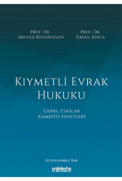 Kıymetli Evrak Hukuku