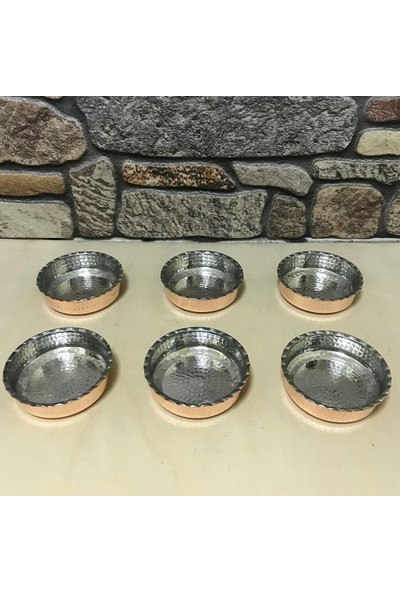 Efemir 6’lı Bakır Kahvaltı ve Çerezlik Seti