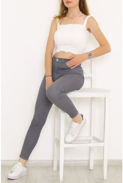 Pembe Avm Büyük Beden Yüksekbel Kot Pnt Açıkfüme - 0814.925.