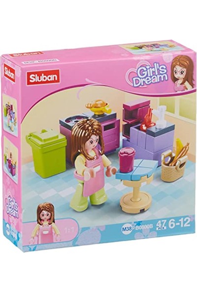 Sluban 1016000126000 Girls Dream - Mutfak, Çok Renkli