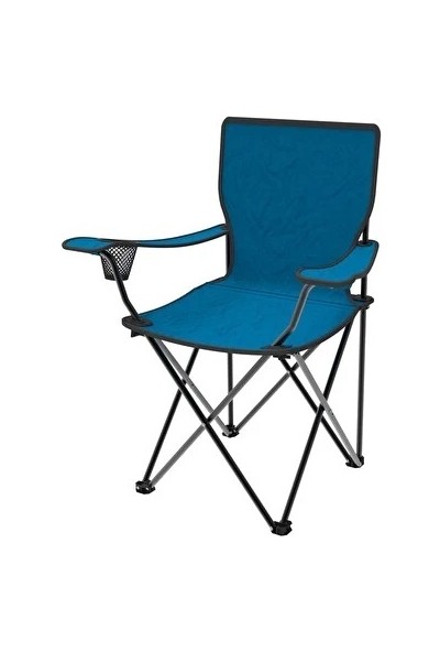 Mavi Taşıma Çantalı Kamp Sandalyesi