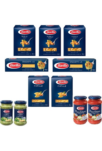 Barilla Bol Soslu Makarna Paketi