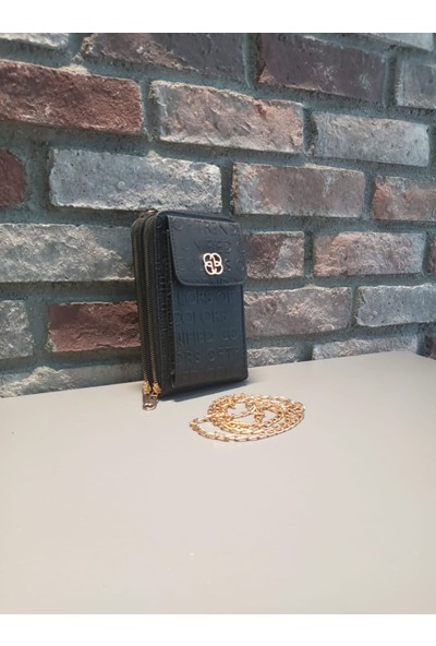 Giydegör Kadın Siyah Renk Zincir Askılı Cüzdan Çanta