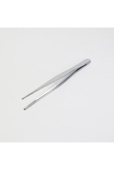 Penset 13 cm Düz-Küt Uçlu Paslanmaz Çelik Penset 13 cm Düz-Küt Uçlu Paslanmaz Çelik