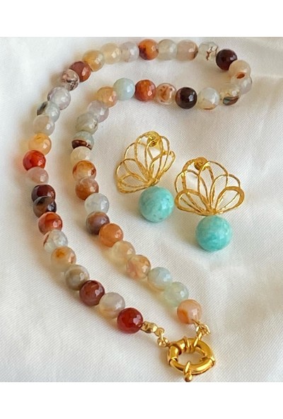 Zede Doğaltaş Set / Gemstone Set Zede Doğaltaş Set / Gemstone Set