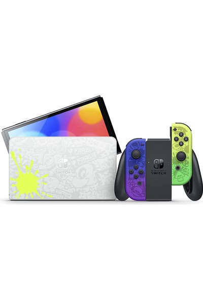 Nintendo Switch OLED Model Splatoon 3 Edition Distribütör Garantili Nintendo Switch OLED Model Splatoon 3 Edition Distribütör Garantili