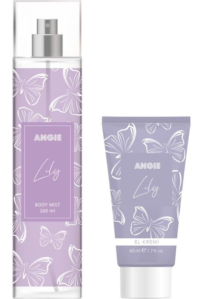 Angıe Lıly 50 ml El Kremı ve 250 ml Vucut Spreyı Setı