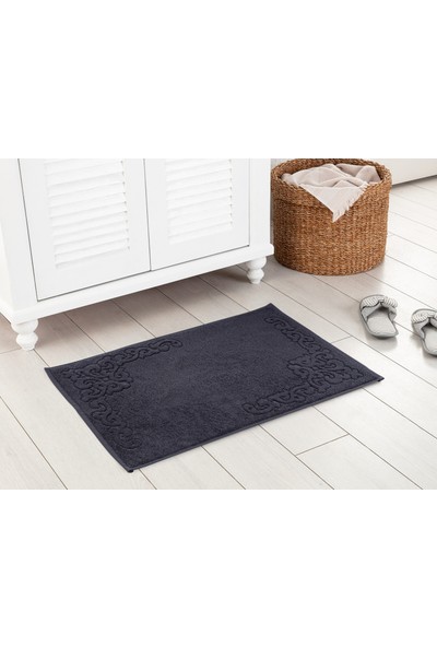 Madame Coco Orlena Ayak Havlusu - Antrasit - 50 x 70 cm