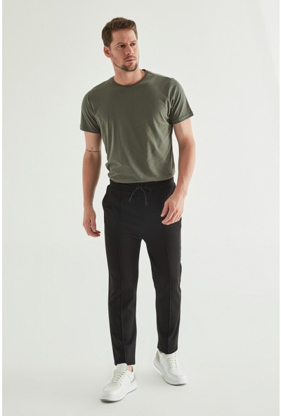 Twn Slim Fit Siyah Eşofman Alt