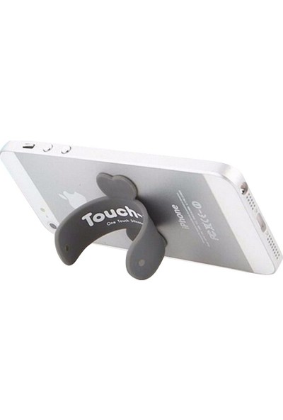 Touch-U Touch- U Silikon Siyah Telefon Standı Touch-U Touch- U Silikon Siyah Telefon Standı