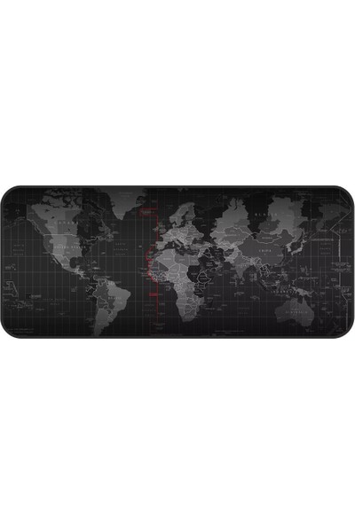 Büyük Boy Dünya Haritası Desenli Kaymaz Taban 30X70CM 3mm Mouse Pad Fare Altlığı Büyük Boy Dünya Haritası Desenli Kaymaz Taban 30X70CM 3mm Mouse Pad Fare Altlığı