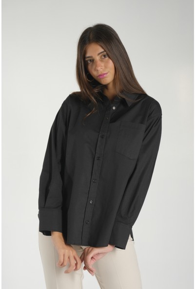Abbra Kadın Tek Cepli Gömlek
