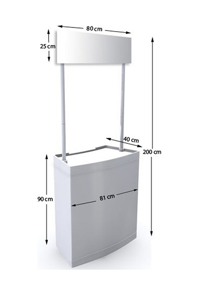Hamira Tanıtım Standı Medium Çantalı Tekerlekli Hamira Tanıtım Standı Medium Çantalı Tekerlekli
