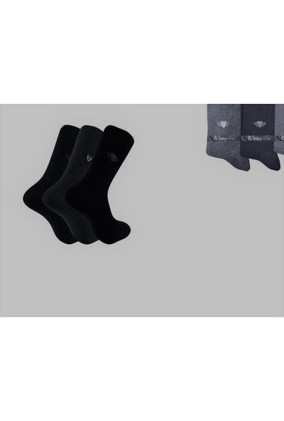 Gipa 007 Likralı Erkek Penye Çorap 12'li