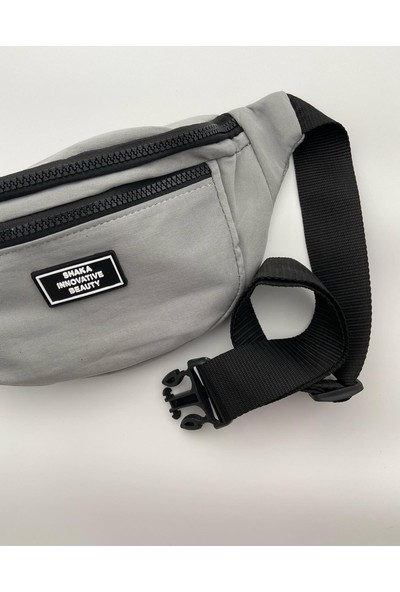 Zoe Gri Renk Bel - Omuz Çantası