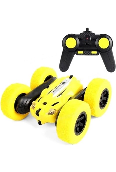 Stunt Racing - Akrobat Kumandalı Şarjlı Araba Sarı Stunt Racing - Akrobat Kumandalı Şarjlı Araba Sarı