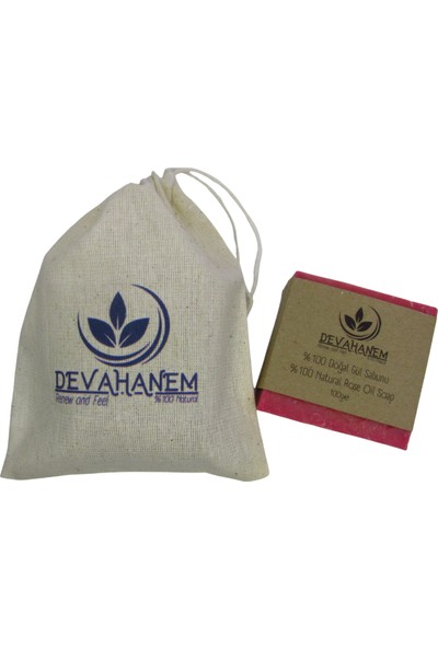 1 Adet %100 Doğal Gül Sabunu 100G℮ 1 Adet %100 Doğal Gül Sabunu 100G℮