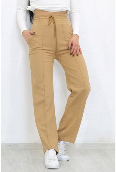 Aliz Moda Yüksek Bel Çımalı Eşofman Altı Sütlükahve - 7745.1348. Aliz Moda Yüksek Bel Çımalı Eşofman Altı Sütlükahve - 7745.1348.