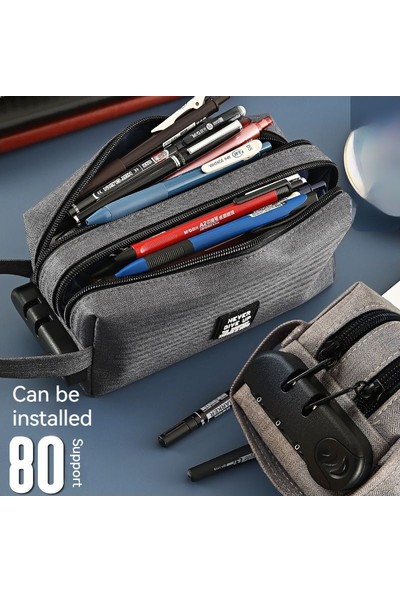 Ivy Stationery Büyük Kapasiteli Kanvas Kalem Kutusu Şifreli Kilitli (Yurt Dışından) Ivy Stationery Büyük Kapasiteli Kanvas Kalem Kutusu Şifreli Kilitli (Yurt Dışından)