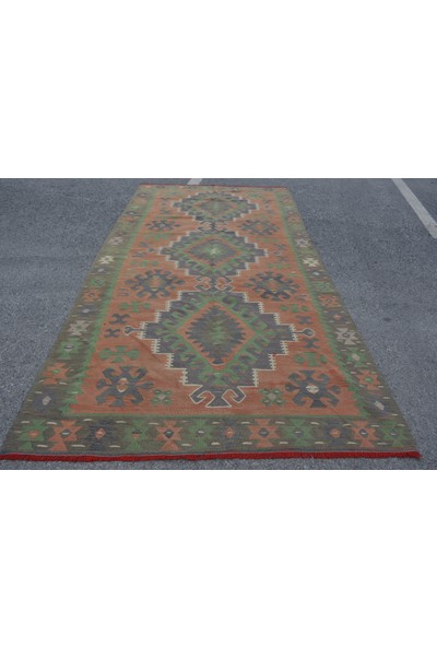Eskitme Kilim, Türk Kilim, Large Kilim, 177 x 341 cm Kırmızı Kilim, Bahçe Kilim, Yersı Kilim, 7340 Eskitme Kilim, Türk Kilim, Large Kilim, 177 x 341 cm Kırmızı Kilim, Bahçe Kilim, Yersı Kilim, 7340