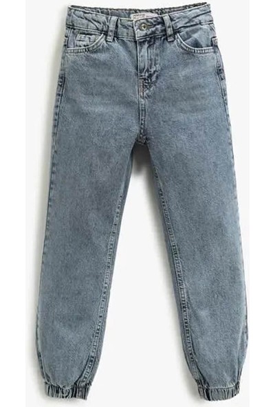 Koton Kız Çocuk Jean Pantolon Mavi 3WKG40007AD