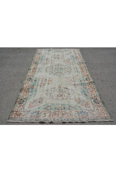 Eskitme Halı, Türk Halısı, Halı, 159 x 284 cm Yeşil Halı, Bohemsı Büyük Halı, Anadolusı Yer Halı, 751