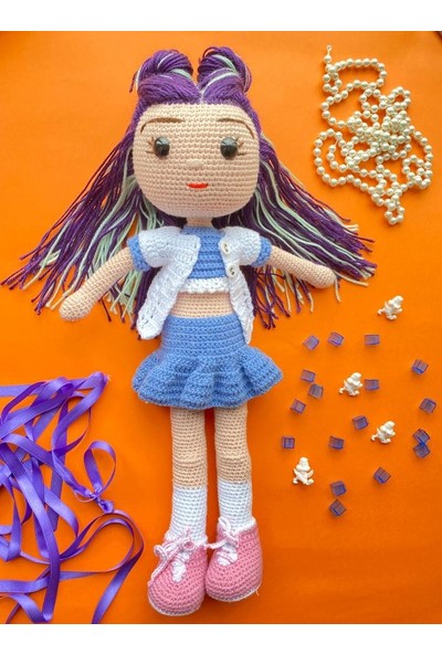 SK Toys Sera Bebek Organik Örgü Oyuncak SK Toys Sera Bebek Organik Örgü Oyuncak