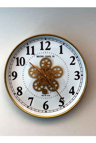 Aymet Hediyelik Aymet Duvar Saati Çarklı AYM3525A K4