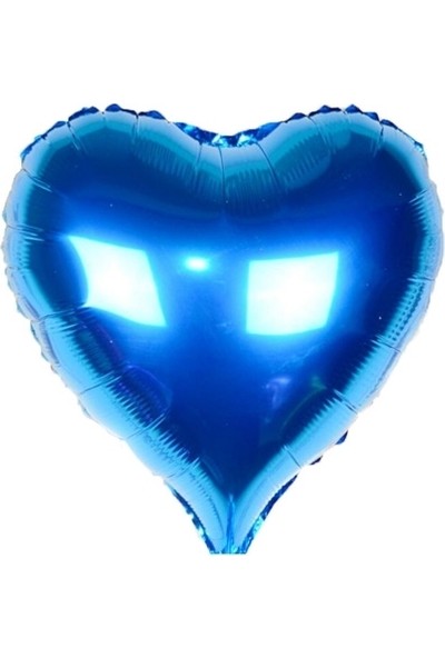 Mavi Kalp Uçan Folyo Balon 80 Cm. Mavi Kalp Uçan Folyo Balon 80 Cm.