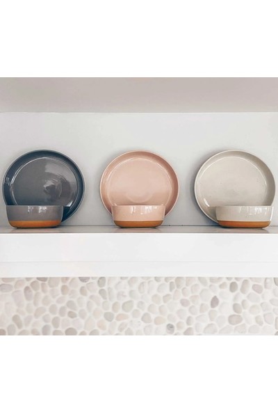 Mora 4'lü Seramik Düz Makarna Kase Seti Mora 4'lü Seramik Düz Makarna Kase Seti