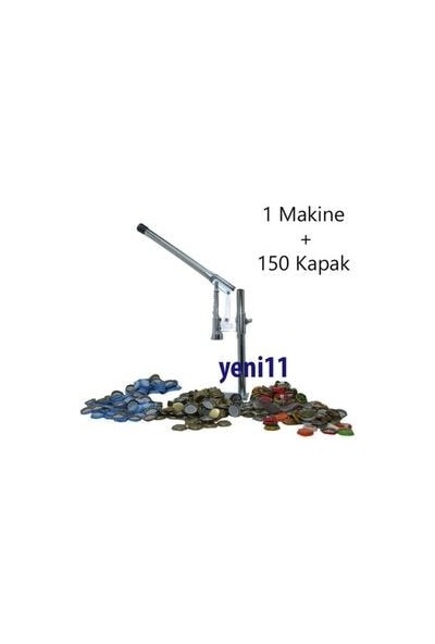 Megaw Soda Gazoz Kapağı Kapatma Makinesi + 150 Kapak Şişe Kapatma Aleti Megaw Soda Gazoz Kapağı Kapatma Makinesi + 150 Kapak Şişe Kapatma Aleti