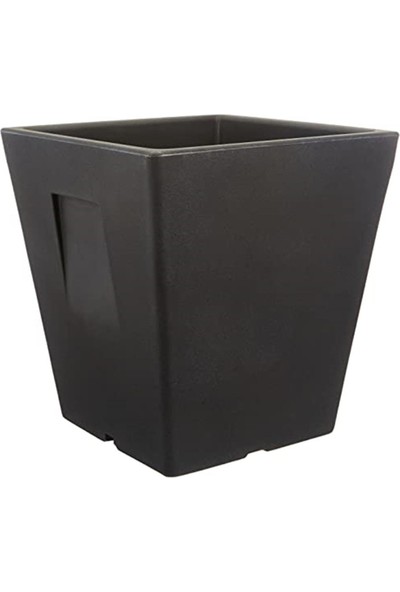 Thene Quadro 40 Polietilen Saksı Antrasit