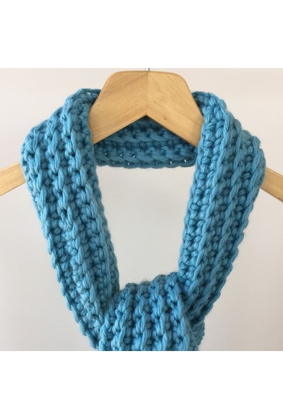 Mora Knit El Örgüsü Yünlü Kalın Atkı Mora Knit El Örgüsü Yünlü Kalın Atkı