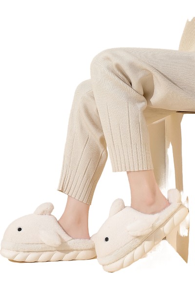 Sonbahar Kış Peluş Kalın Tabanlı Pamuklu Terlikler Sonbahar Kış Peluş Kalın Tabanlı Pamuklu Terlikler