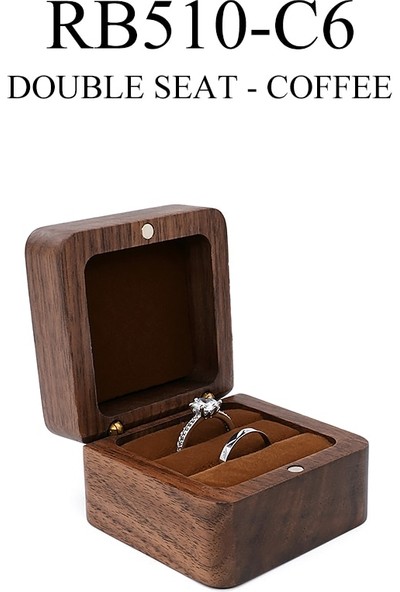Hainan Shenda Mini Yüzük Organizer Kutusu - Kahverengi (Yurt Dışından) Hainan Shenda Mini Yüzük Organizer Kutusu - Kahverengi (Yurt Dışından)