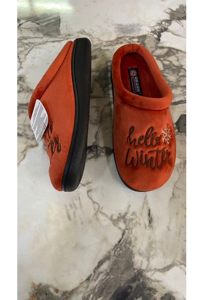 Önü Kapalı Kışlık Ev Terliği