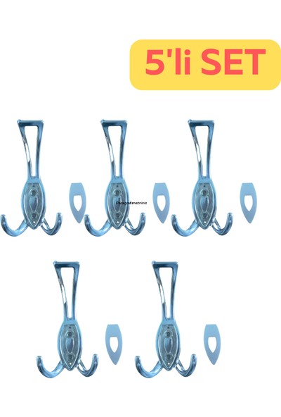 Nobel Vestiyer Duvar Askısı Dolap Elbise Askısı Krom