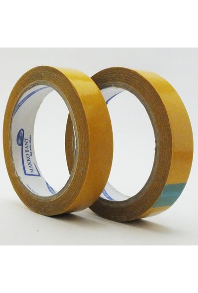 Makro 18MM x 20MT Çift Taraflı Filmik Bant Makro 18MM x 20MT Çift Taraflı Filmik Bant