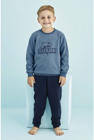 Hmd 5584 Erkek Çocuk Eşofman Takım-Lacivert